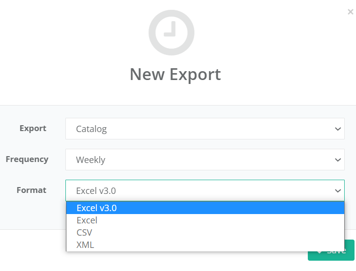 Scheduled data exports – ISAN